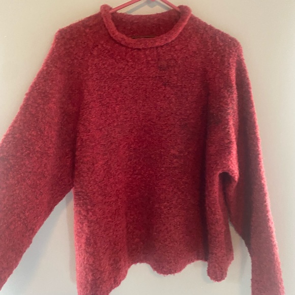 Yarnworks | Sweaters | Pretty Red Sweater | Poshmark